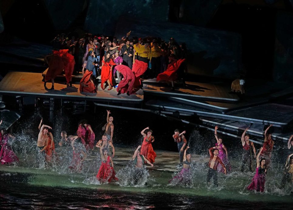 Bregenz Festival 2018 - Opera "Carmen" by G. Bizet on the Lake Stage