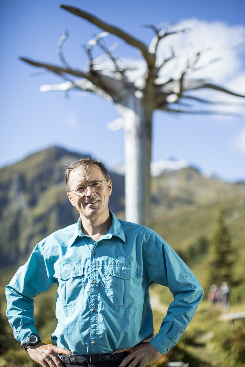 Roland Haas – artist, teacher and co-founder of the Kunstforum Montafon